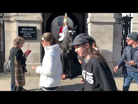 Tourists love to touch the King’s Horse #5
