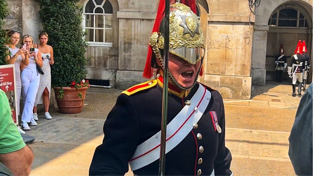 "Watch How The King's Guard Make Way - Their Shout Will Surprise You